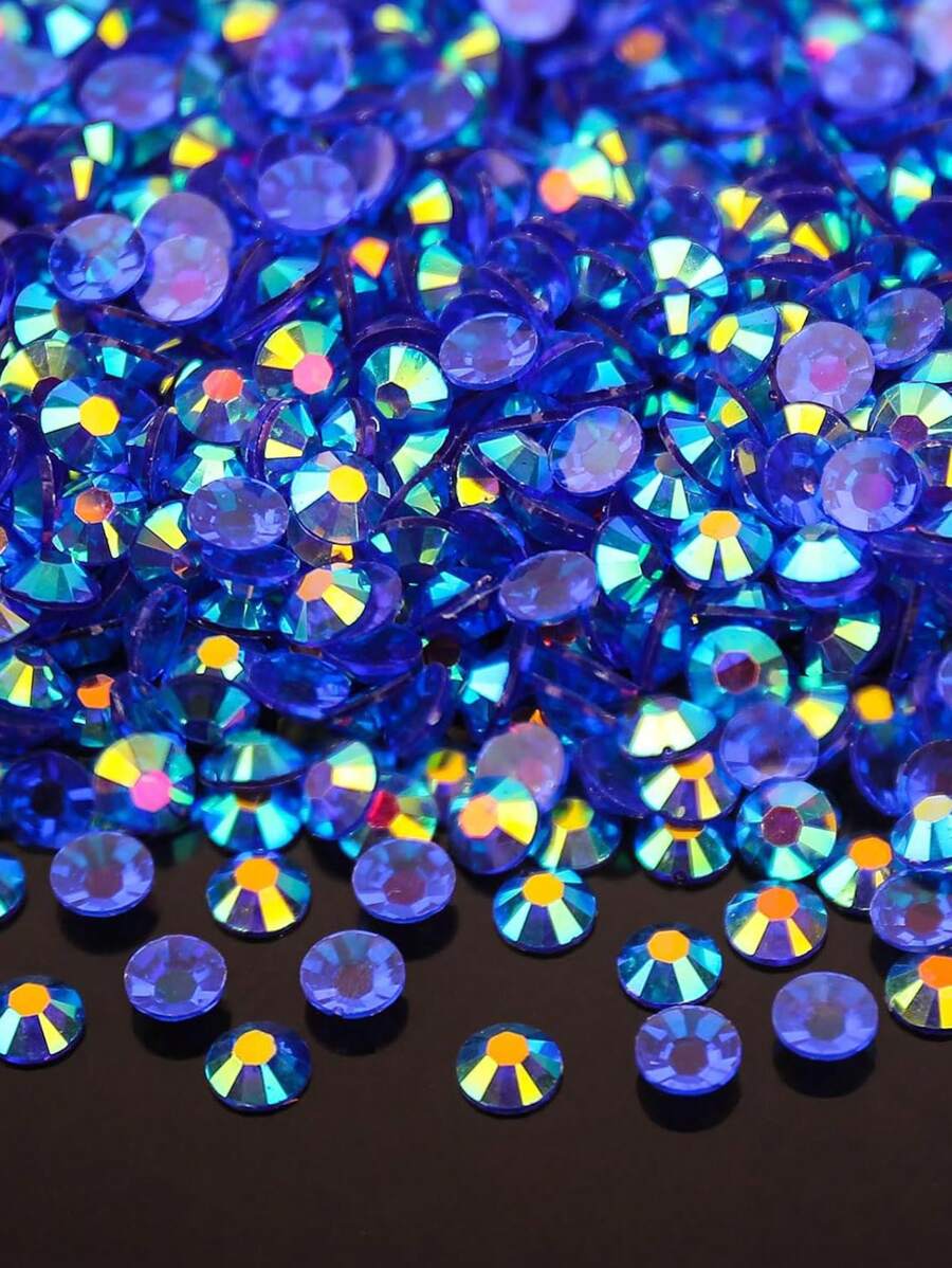 1000/2000pcs/Pack Resin Rhinestones, 4mm Silver-Color Flatback ...