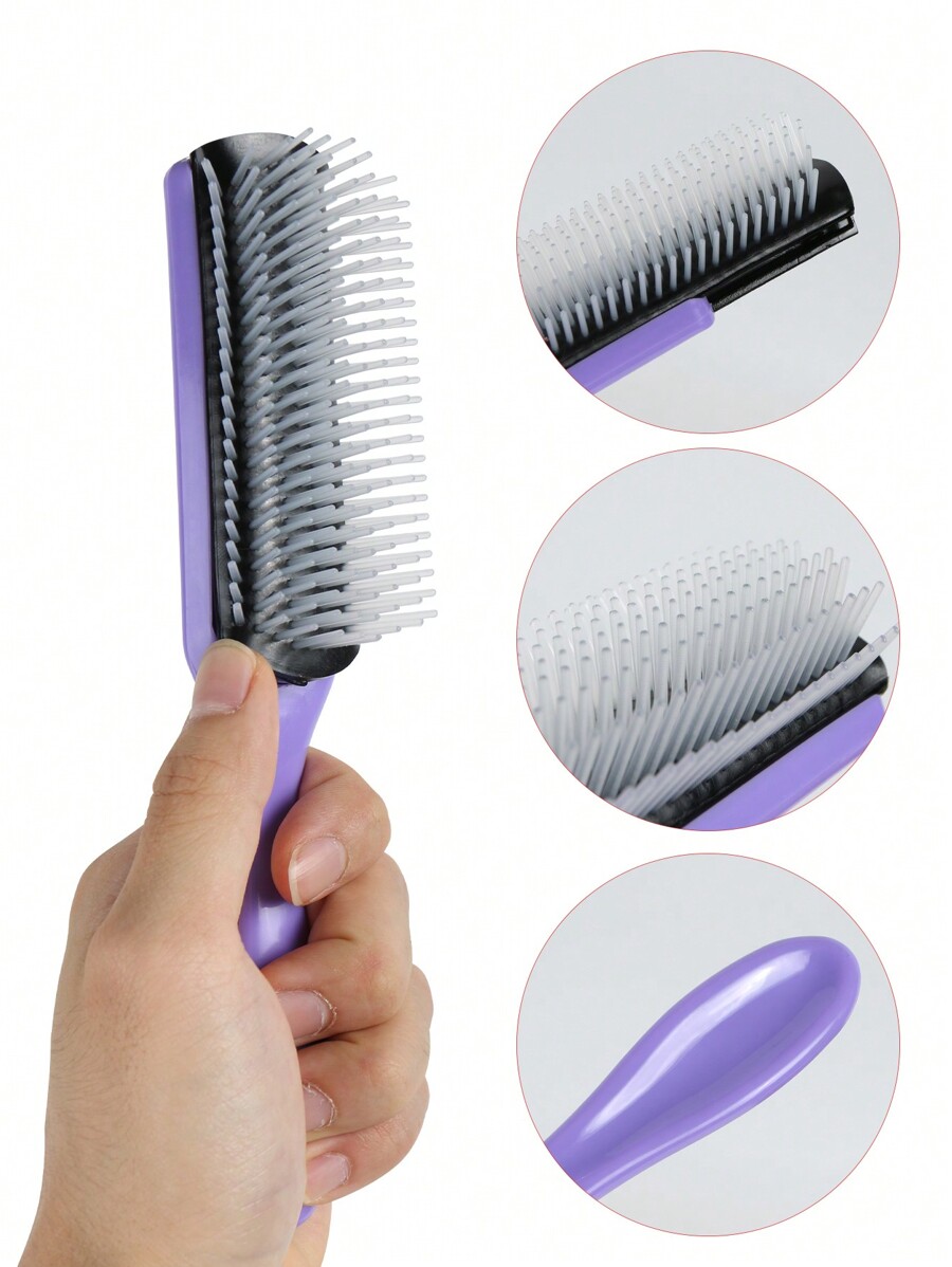 1 pieza Cepillo definidor de rizos: rizos sin encrespamiento y ...