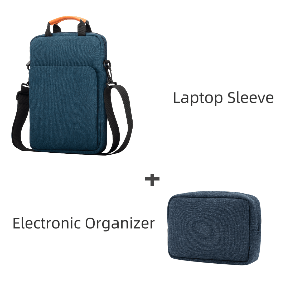 2 peças Manga de Laptop Bolsa de Ombro para Laptop de 13 Polegadas com ...