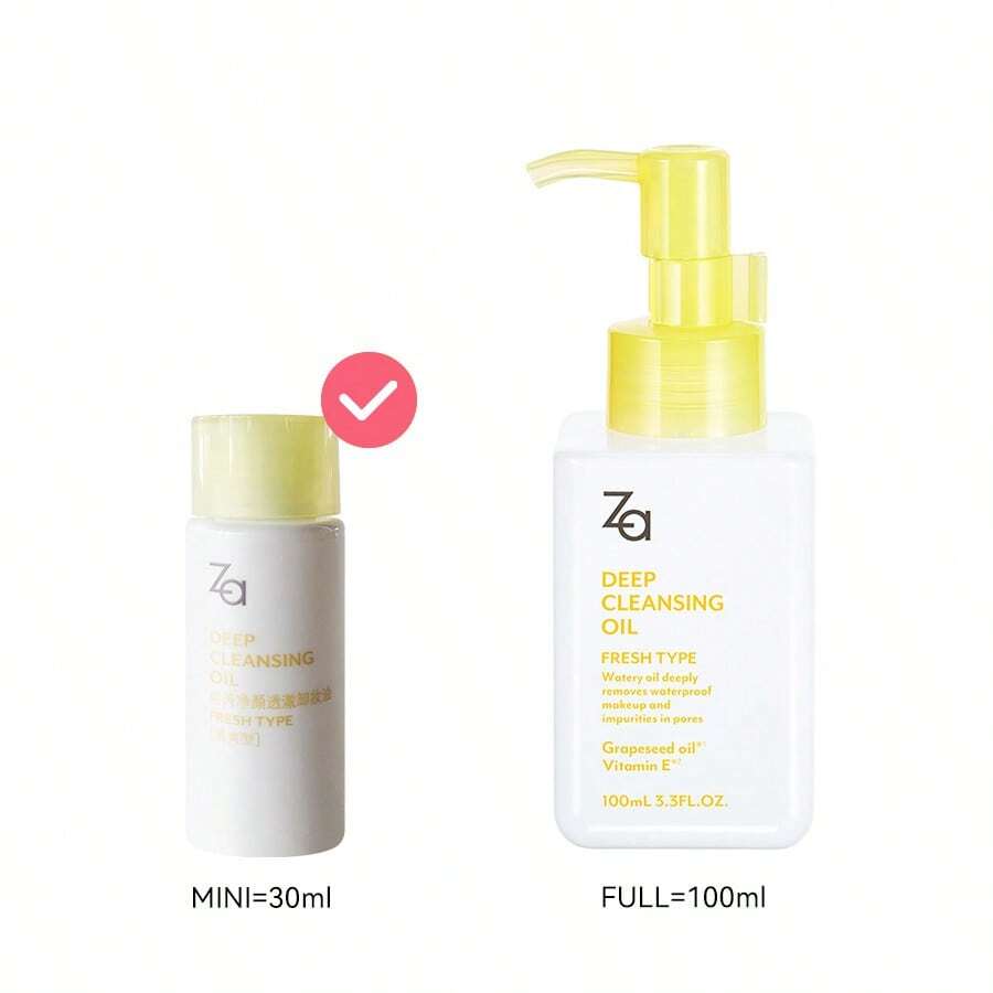 Za Clean & Clear Makeup Removing Oil, Gentle & Refreshing, Non ...