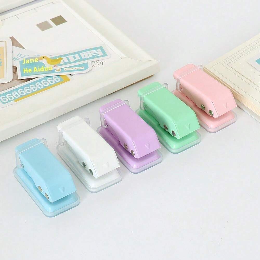 Perforadora de un solo agujero, máquina de perforación manual de círculo mínimo para papel ...