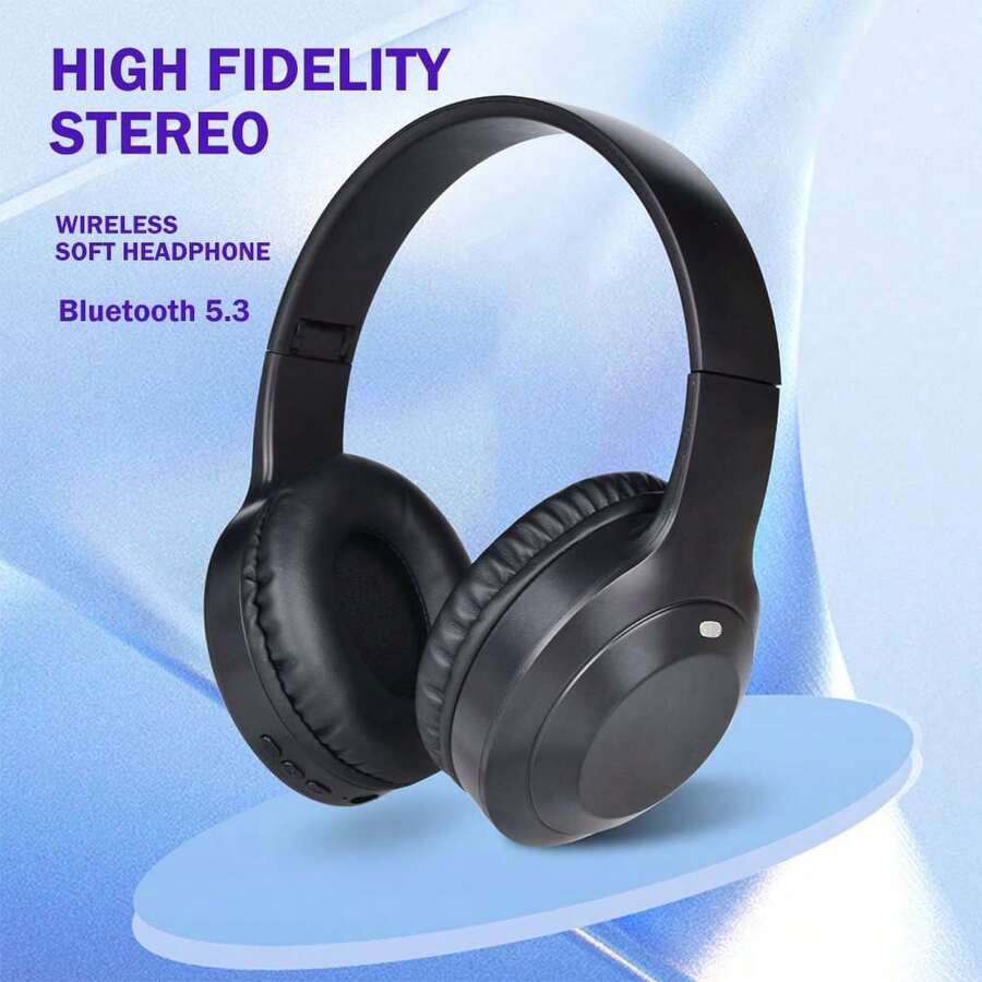 2024 New Foldable Head-Mounted Wireless Bluetooth Headset With Full Ear ...