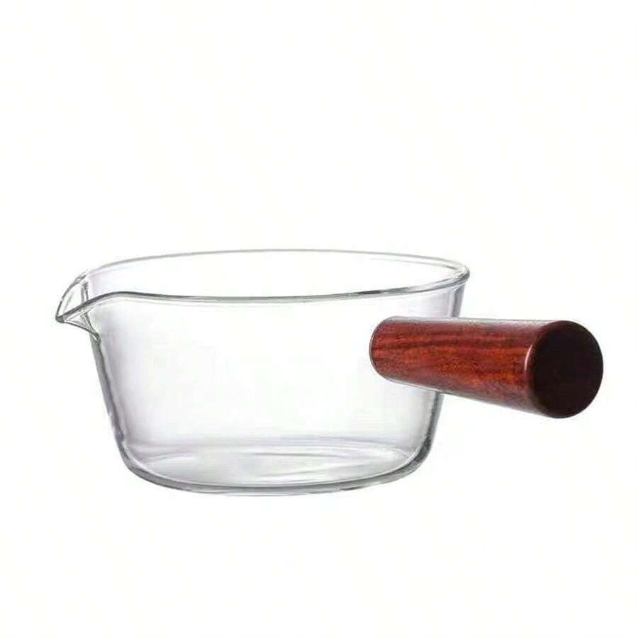 One Heat Resistant Transparent Cooking Pot Cookware With Glass Lid And ...