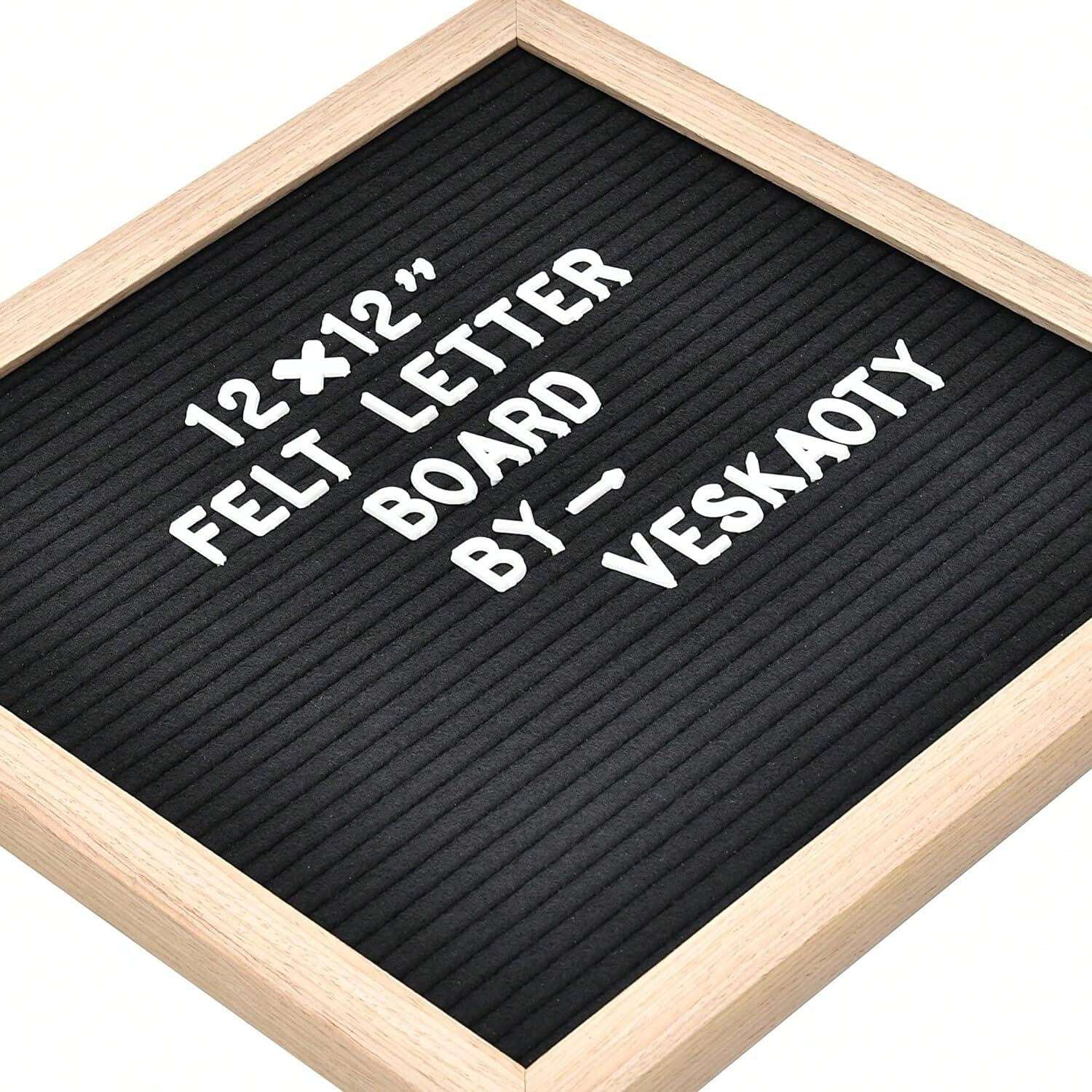 Felt Message Board With Letters, Numbers, And Symbols - Replaceable ...