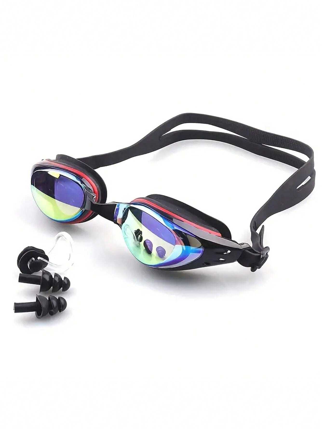 1pc Adult Electroplated Anti-Fog & Waterproof Swimming Goggles, HD Anti ...