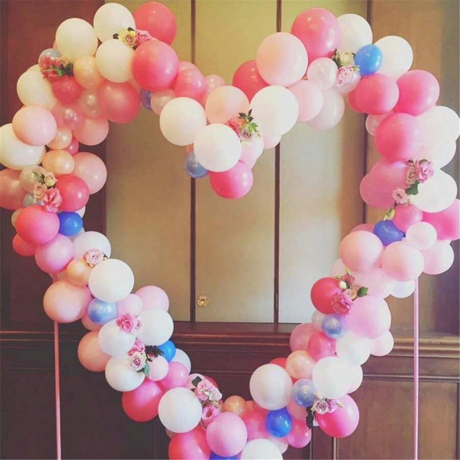Heart Shaped Balloon Arch Frame Ring DIY Balloon Arch Garland Stand Kit ...