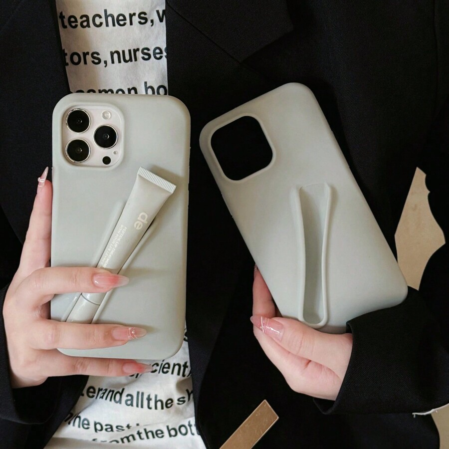 Personalized Fashion 3D Silicone Phone Case With Lipgloss Holder ...