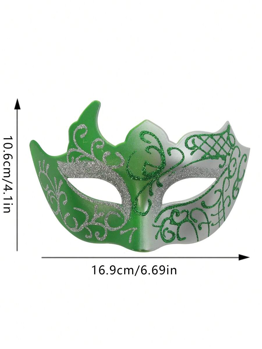 Unisex Multi-Angle Hand-Painted Masquerade Mask, Retro Venetian, Greek ...