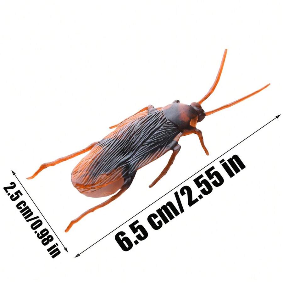 50PCS Realistic Bugs Plastic Fake Bug Trick Toys Insects Prank Toy Bugs ...