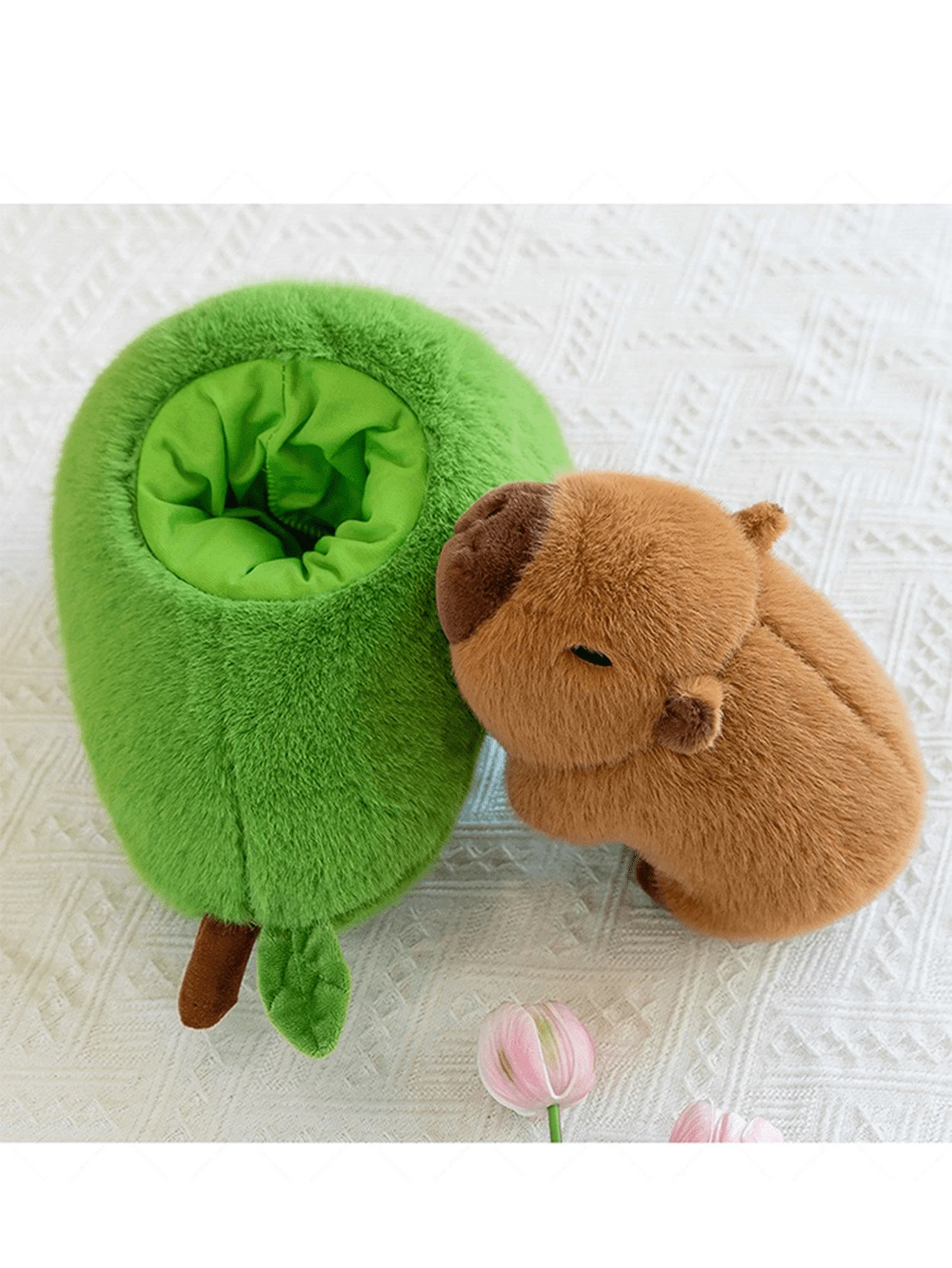 New Avocado Capybara Plush Toy, Creative Capybara Stuffed Animal Soft ...