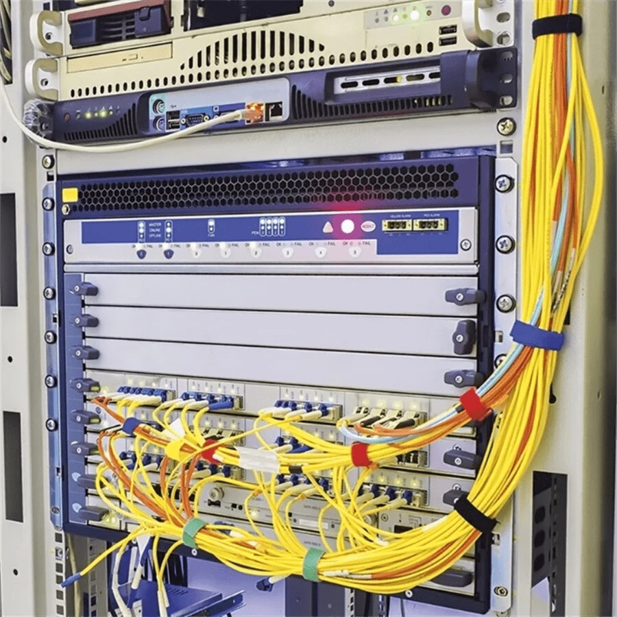 10 pièces Attaches de câbles dos à dos, sangles de gestion de câbles ...