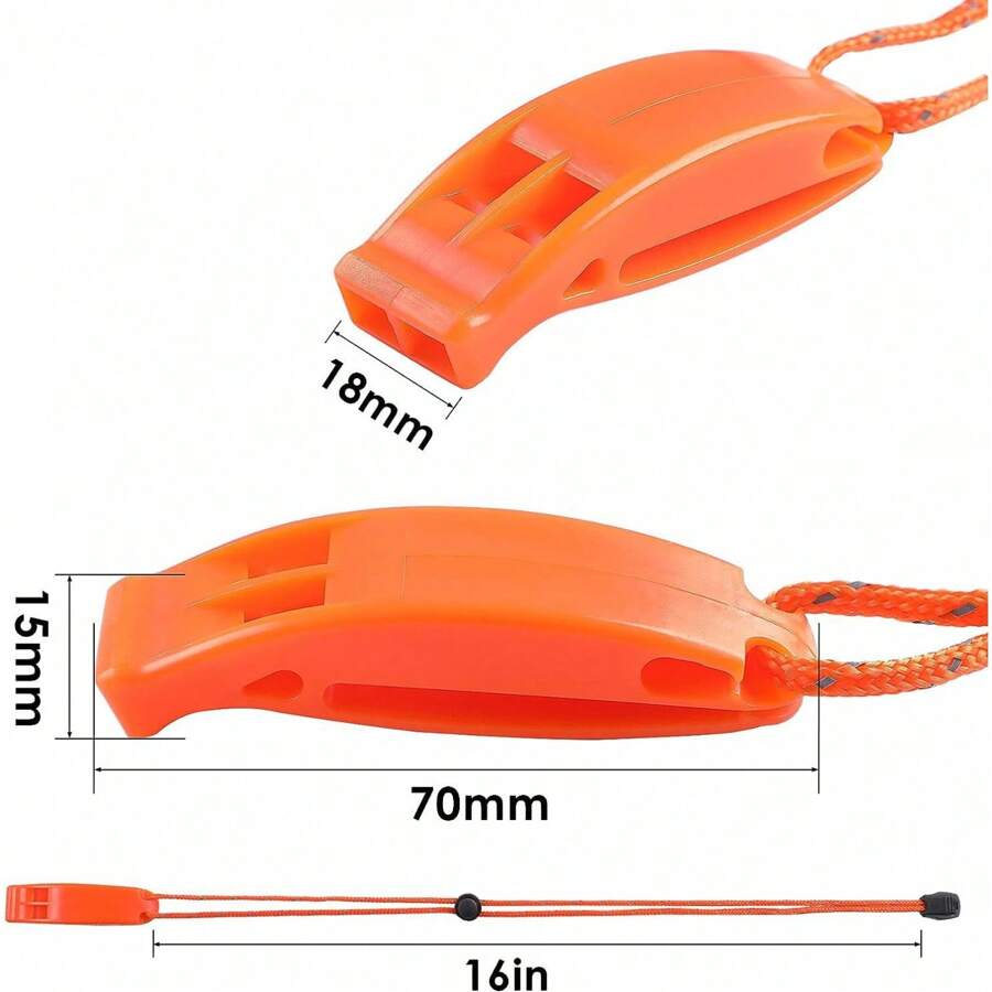Outdoor Survival Dual-Frequency Whistle Emergency Safety Whistle With ...