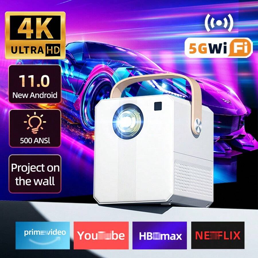 2024 New 5G Ultra-HD Smart Projector For Home Use, Ultra-High ...