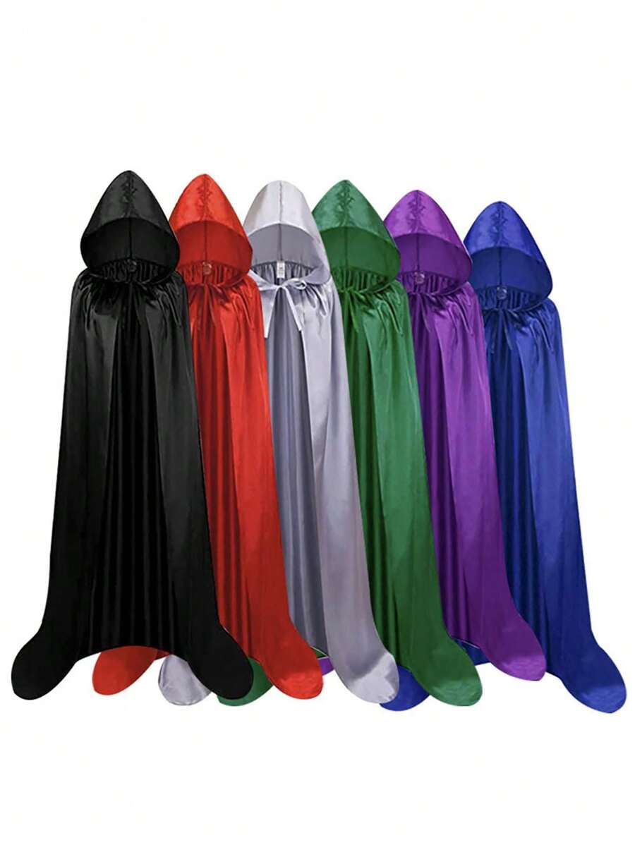 Halloween Hooded Cloak, Role-Playing Black Cloak, Dance Party Role ...