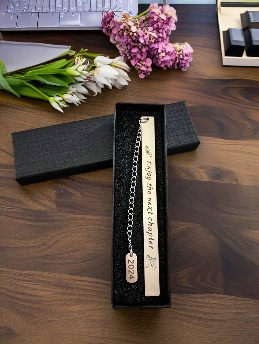 1pc 2024 Stainless Steel Bookmarks, Suitable As A Gift For Book Lovers ...