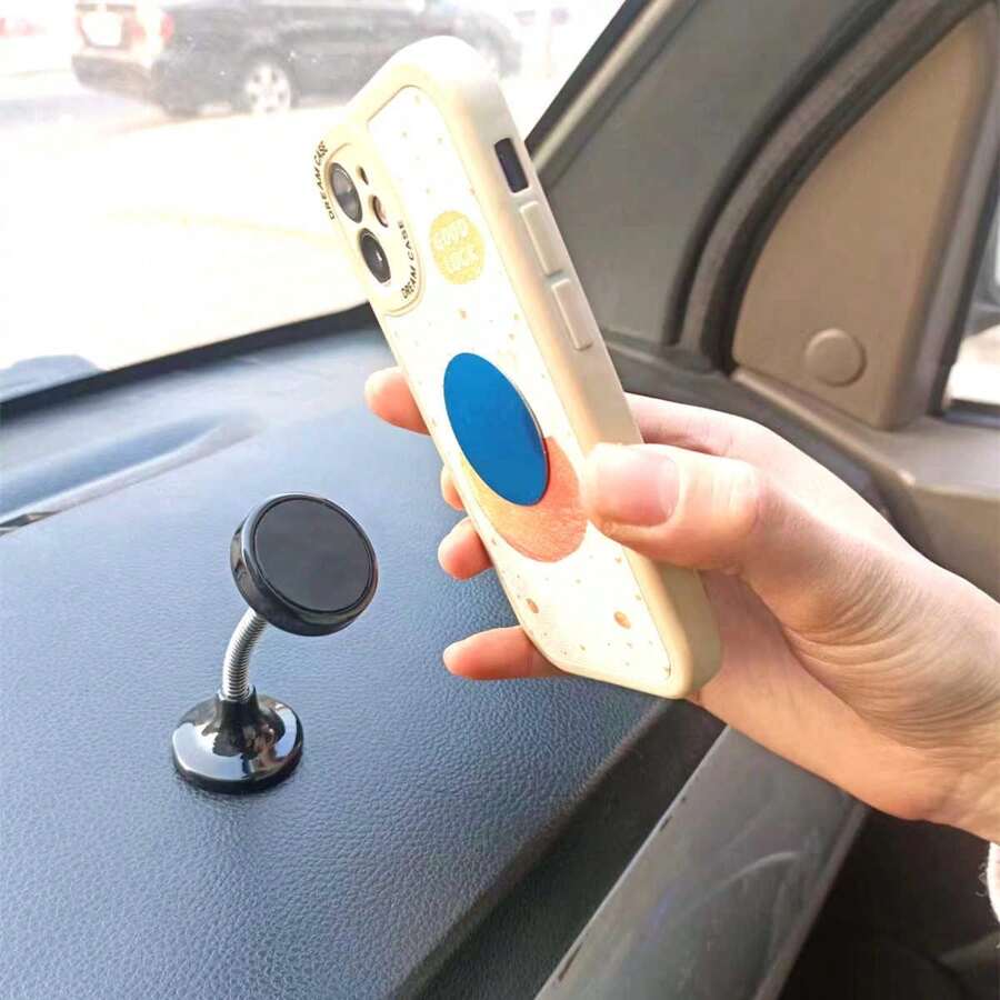 New Car Magnetic Phone Holder Sticker Type, Car Mount Extendable ...