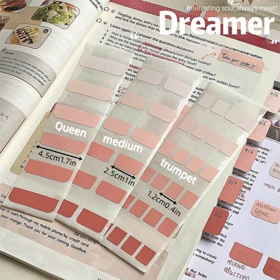 Assorted Colors Index Paper Sticker Labels For Students' Marking And ...