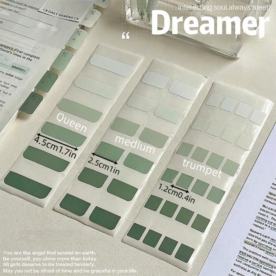 Assorted Colors Index Paper Sticker Labels For Students' Marking And ...