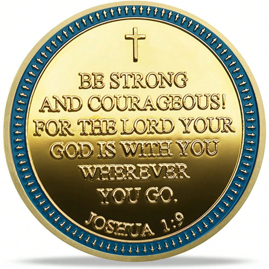 The Power Of Courage And Faith: Lion Emblem Challenge Coin, Empowered ...