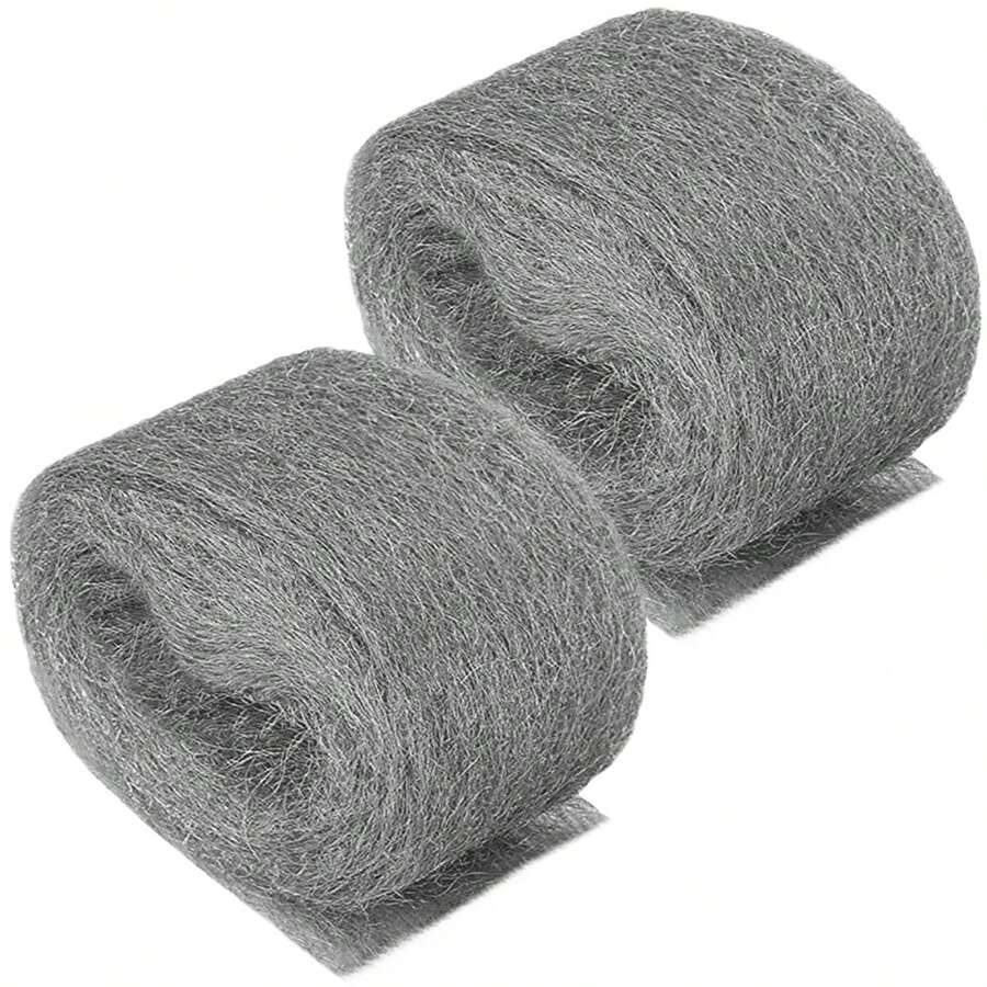 2Pack Steel Wool Pads For Mice Control, Fill Fabric DIY Kit, Coarse ...