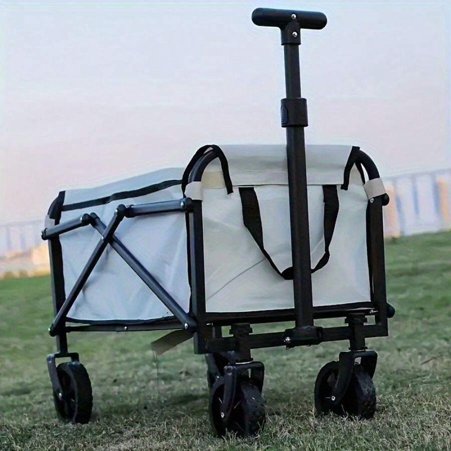 Chariot utilitaire extérieur pliable, chariot portable robuste pour l ...