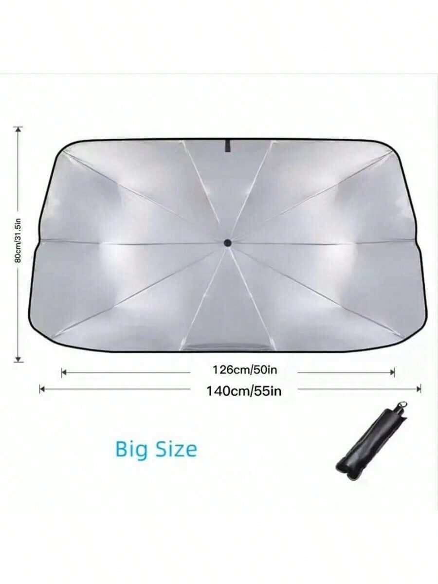 1pc Car Windshield Sunshade, Foldable Car Windshield Sunshade, Easy To ...