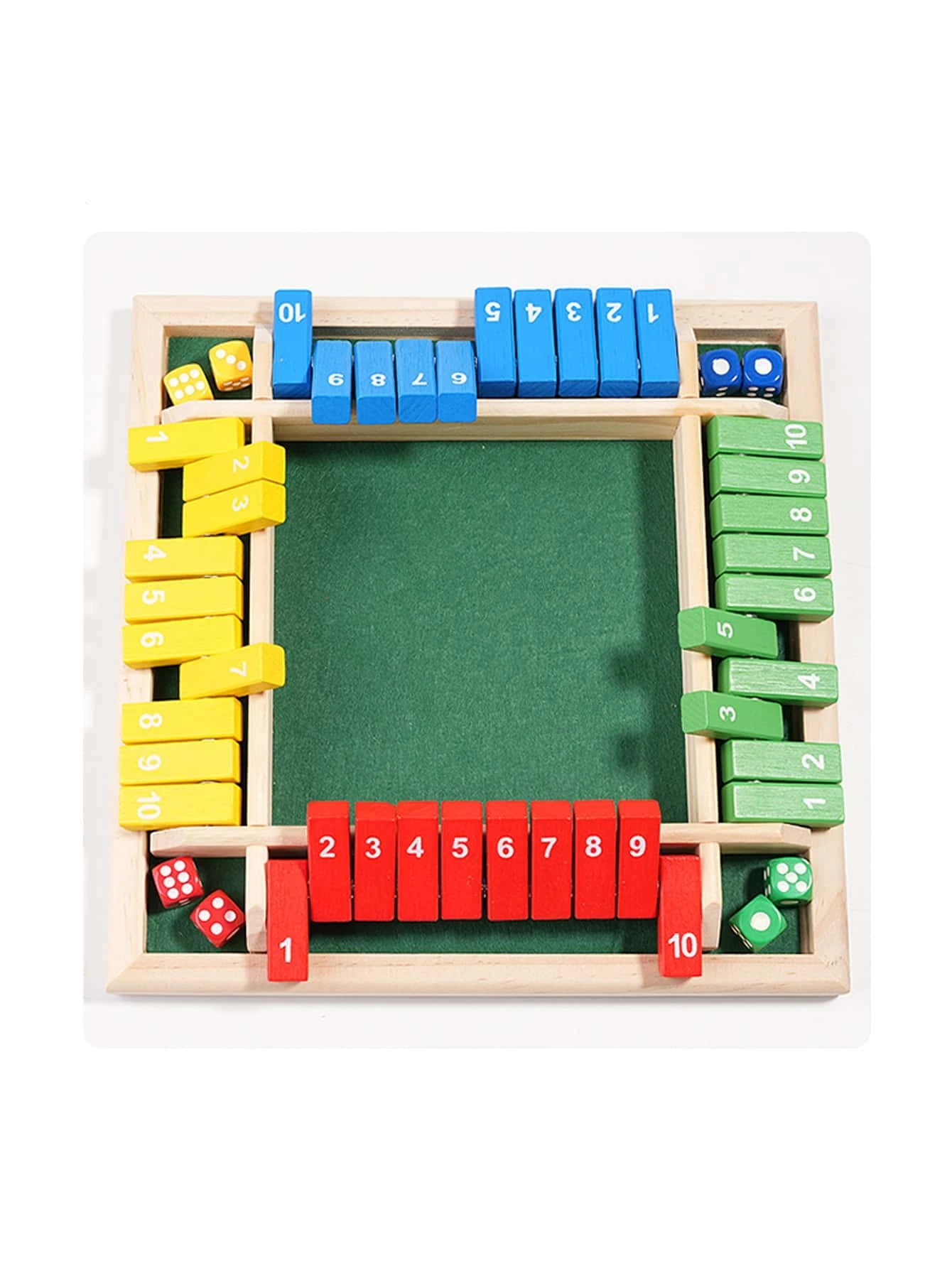 Juego de mesa de dados Matemáticas Juego de números para familia, bar ...