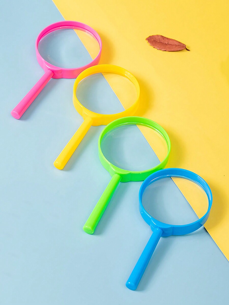 6pcs Portable Magnifying Glass,Mini Handheld Plastic Magnifying Glass ...
