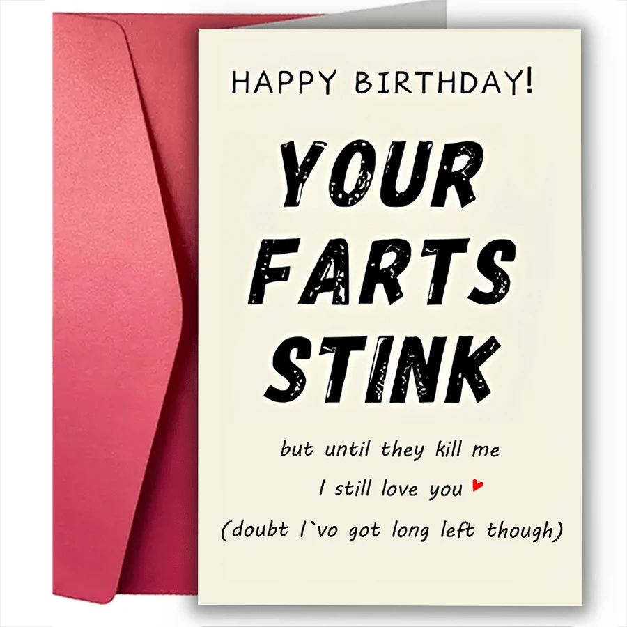 1pc Funny Birthday Gift (6.5*4.5in) For Husband, Girlfriend, Wife ...