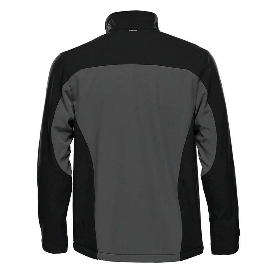 Stormtech Mens Cascades Soft Shell Jacket (Dolphin/Black) | SHEIN USA