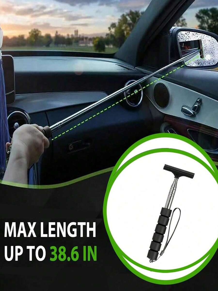 21cm(8.2 Inches) High Up To 98cm(38.6 Inches) Telescopic Car Rearview ...