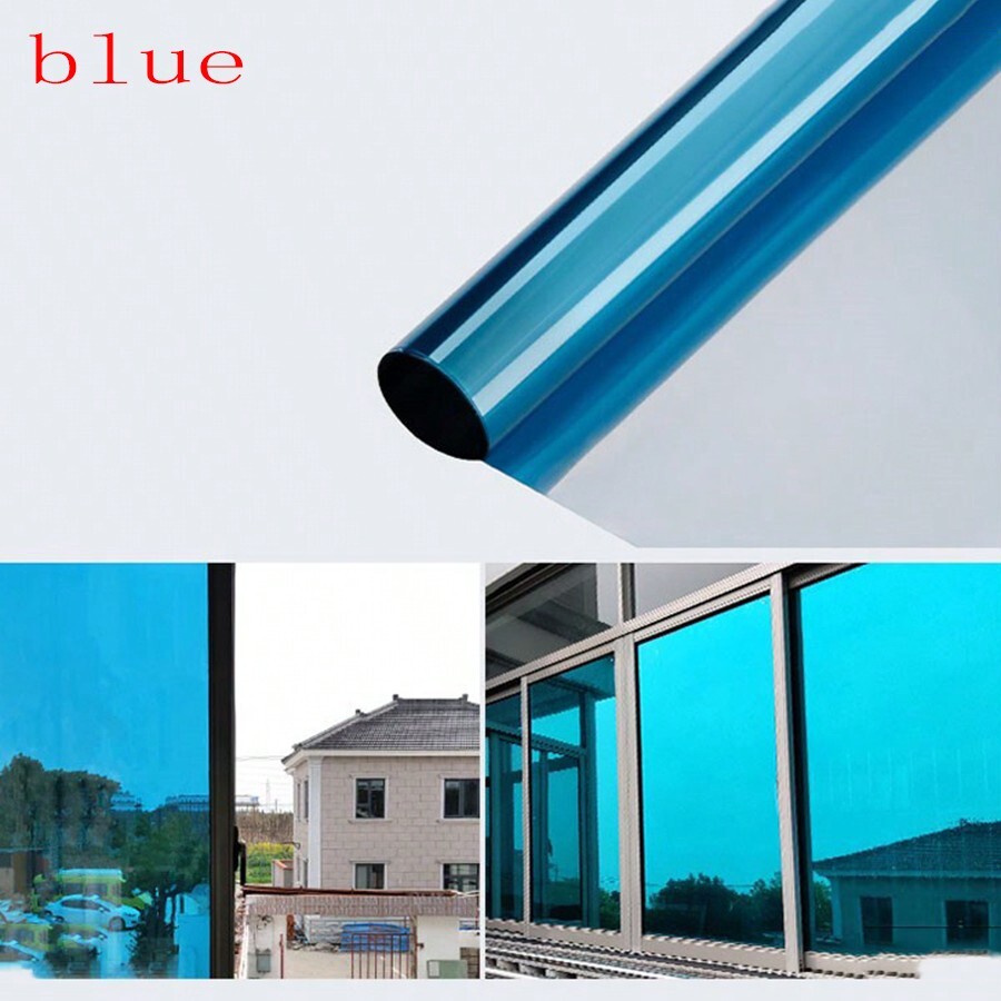 1m One-Way See-Through Heat Insulation Film For Window Glass, Sunscreen ...