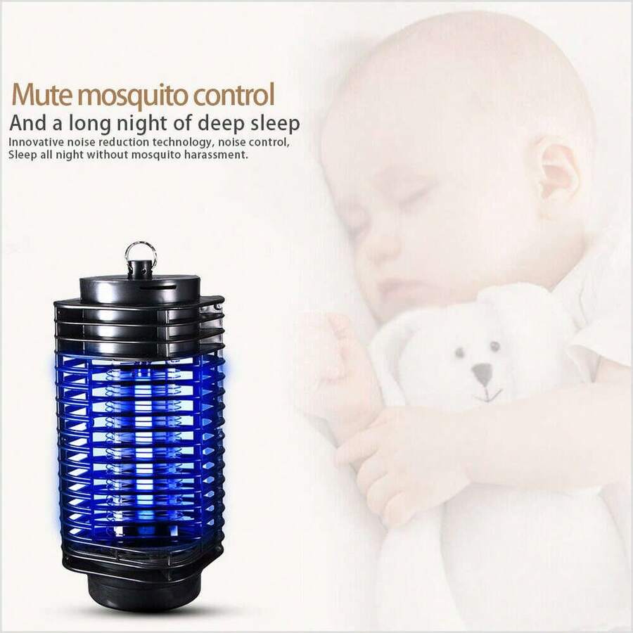 Electric Mosquito Fly Bug Insect Zapper Killer Trap Lamp Stinger Pest ...