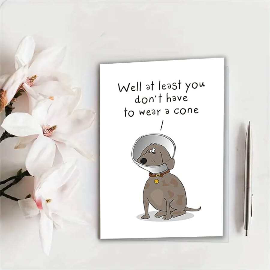 1pc Funny Get Well Soon Card Gift, Humor Speedy Surgery Recovery Card ...