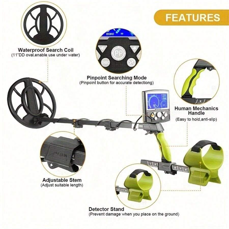 Detector de metales profesional para adultos para exploraciones al aire ...