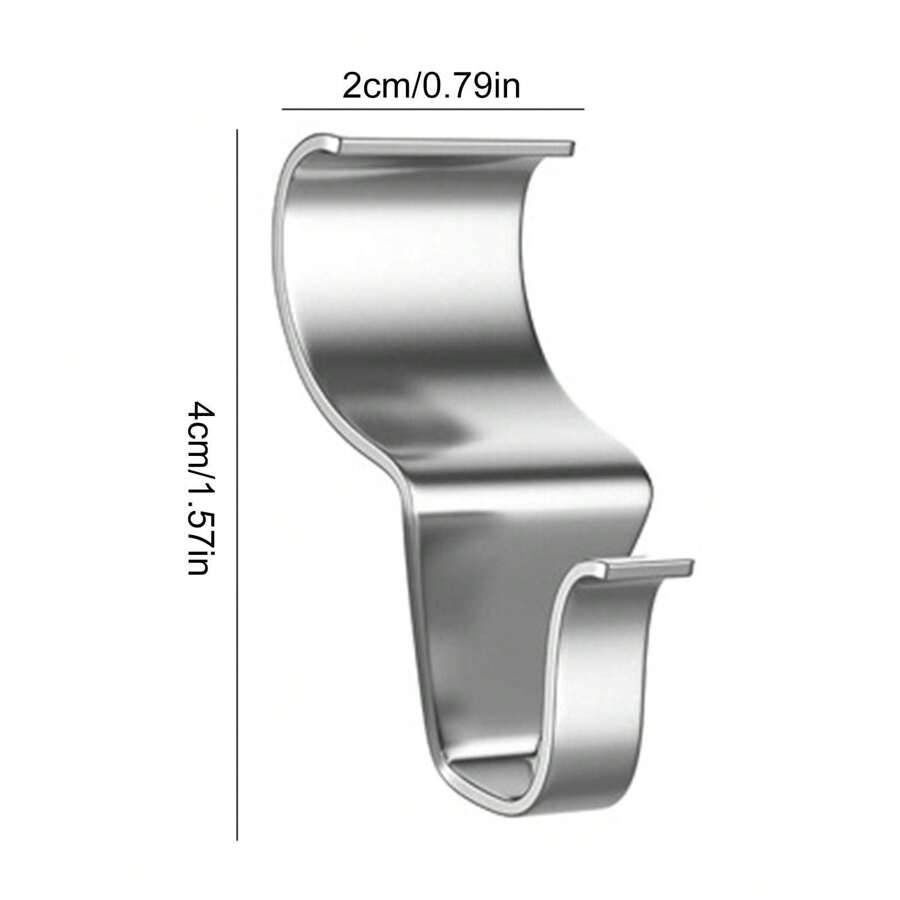 2/8pcs Heavy Duty Porch Wall Panel Hangers - Non-Perforated PVC Hooks ...