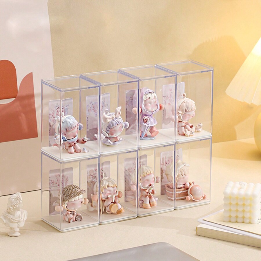 1pc Collectible Storage Display Box For Blind Boxes, Clear Plastic ...