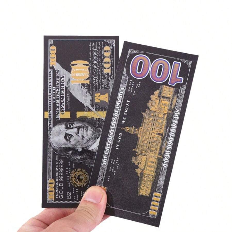 1pc Rare Gold-Plated Commemorative Banknote, Statue Of Liberty ...