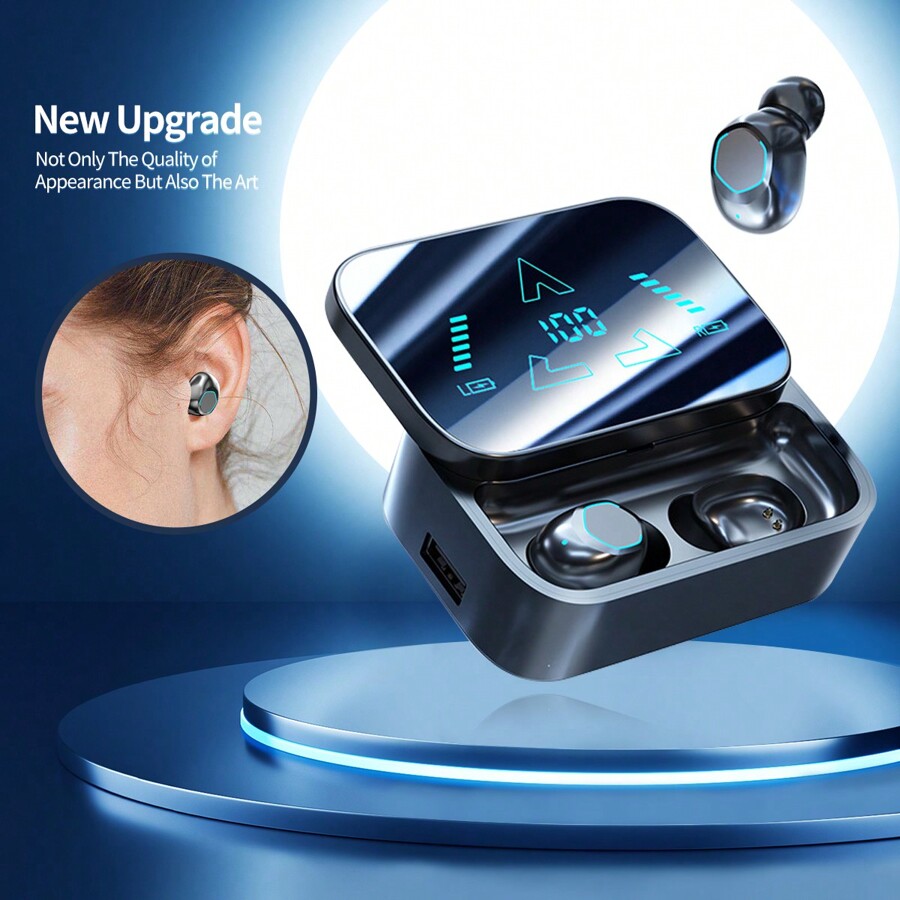 M48 Wireless Bluetooth Headset, Wireless Earbuds, Noise Cancelling ...