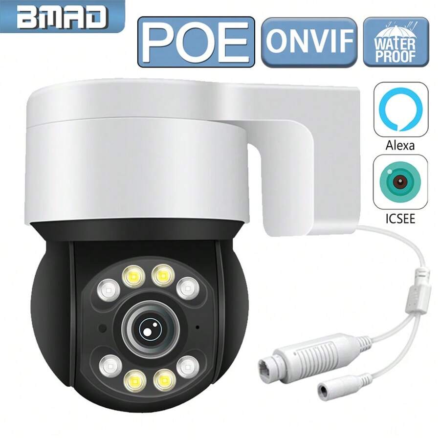 2MP Ultra HD PoE ONVIF IP Security Camera With H.265+ IP67 Weatherproof ...