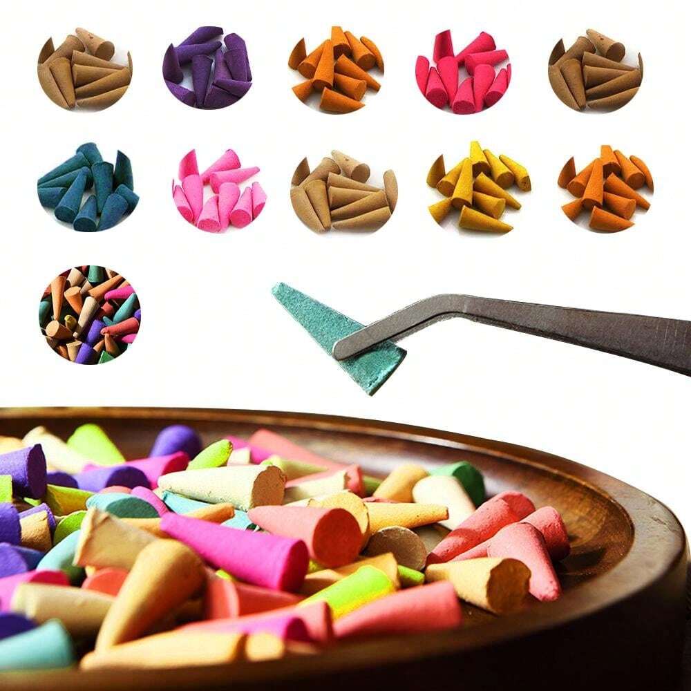 25-300pcs Natural Sandalwood Tower Incense Pellets With Osmanthus ...