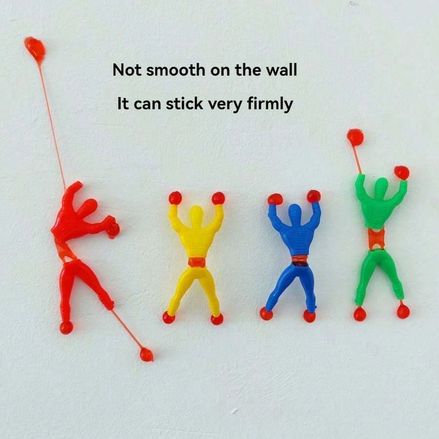 5/10pcs Sticky Wall Flipping Wall Climbing Person Adult Stress Relief ...