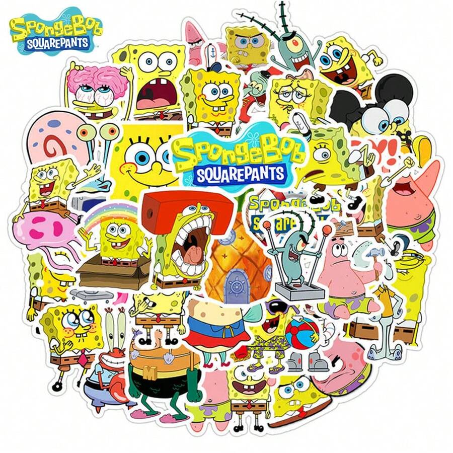 Nickelodeon 50pcs SpongeBob Officially Licensed Vinyl SpongeBob ...