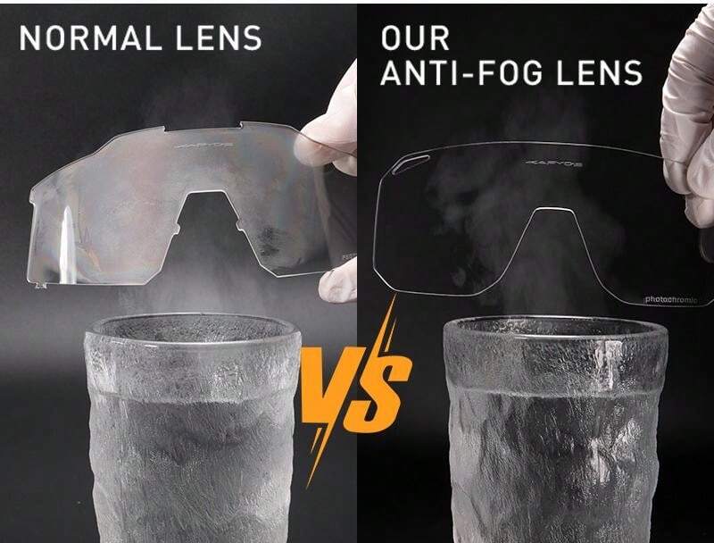 KAPVOE Anti-Fog Light-Sensitive Sport Glasses, Outdoor/Indoor ...