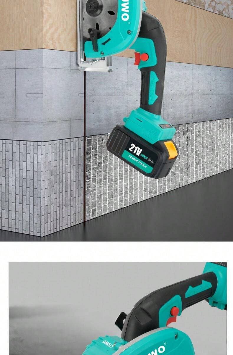 LYUWO High Power Single Hand Saw, Lithium Electric Circular Saw, Wood ...