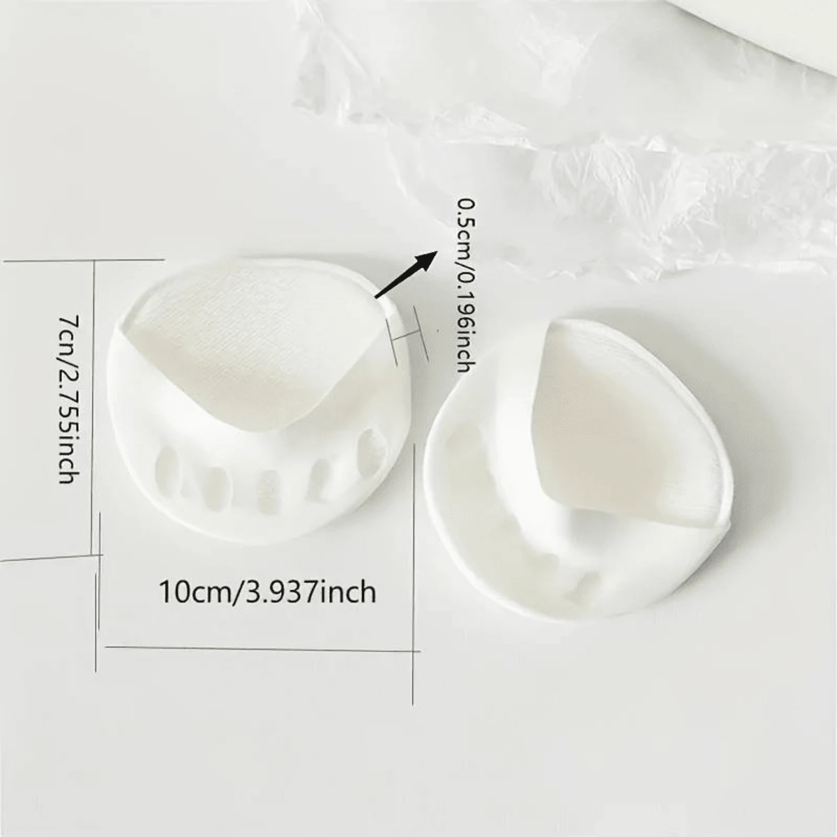 5 Pairs Foot Pads, Sole Soothe Foot Pads, Metatarsal Foot Pads For ...