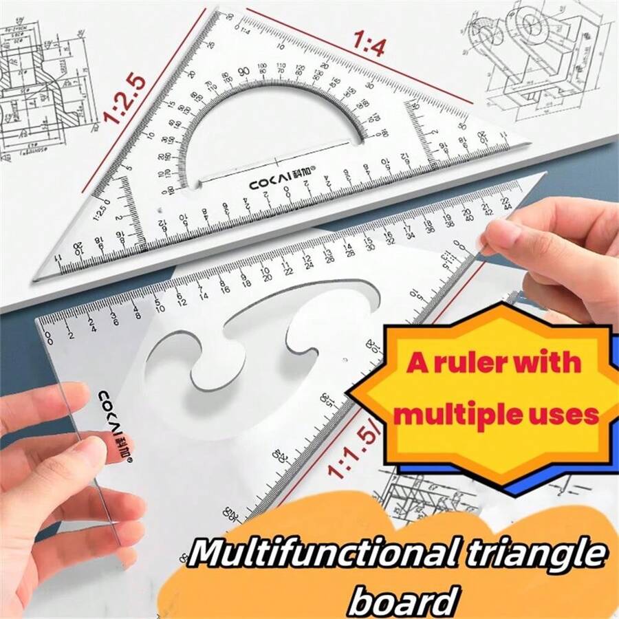 20 Piece Mechanical Drawing Tool Set Compass Professional Drawing ...