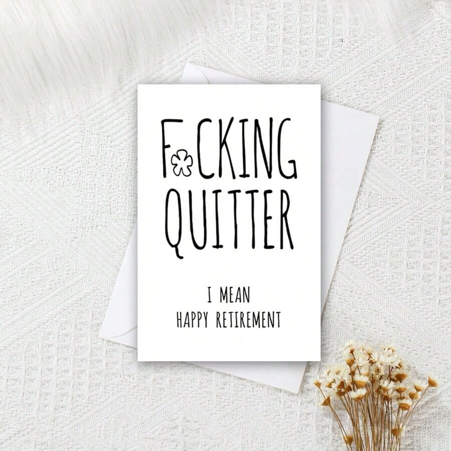 Celebrate And Send Off With Laughter: Cherished, Unisex Retirement Card ...