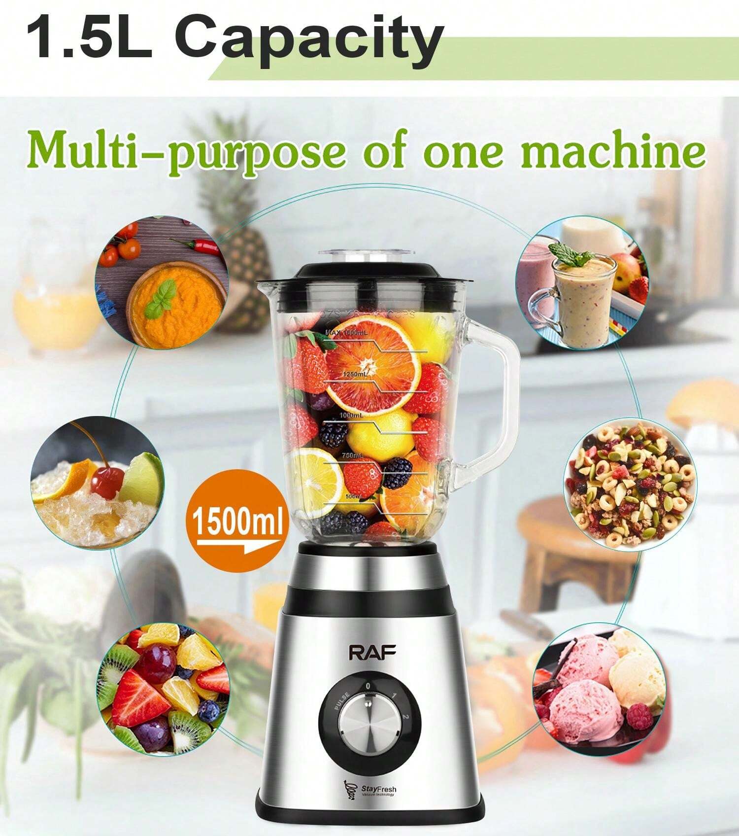 RAF Juice Extractor Automatic Motor Overheating Protection . Safety ...