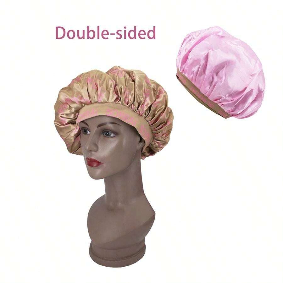 Double-Sided Satin Bonnet With Soft Elastic Band Comfortable Sleeping ...